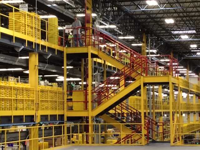 Our first look inside Amazon's fulfillment center
