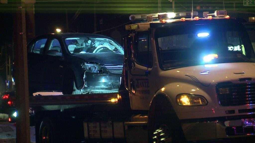 Car hits building in Kenosha crash