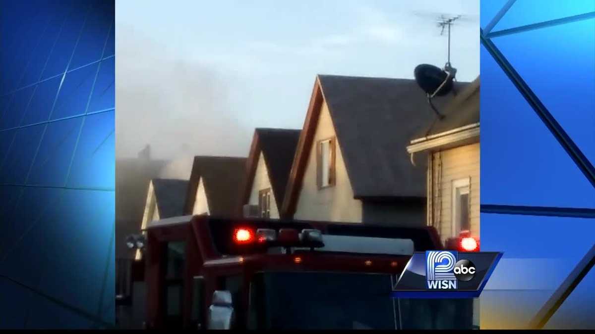 Firefighters find two people inside burning home
