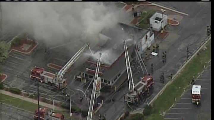 Photos: Burger King fire