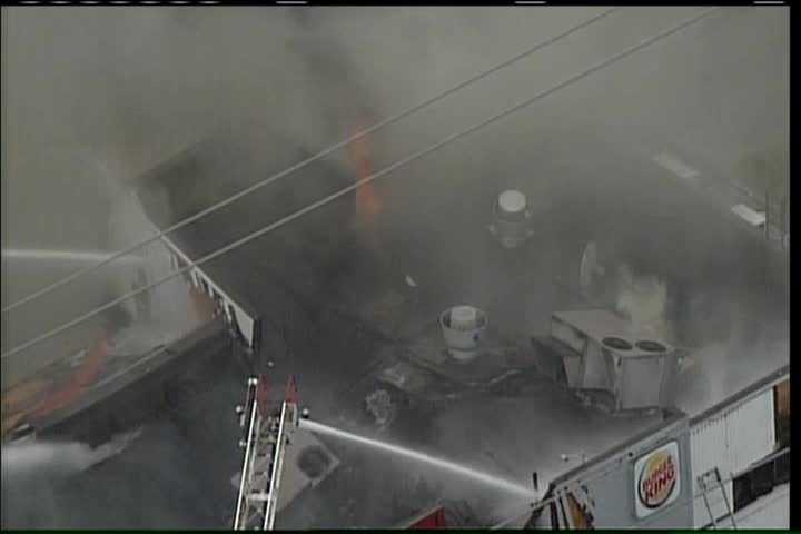 Photos: Burger King fire