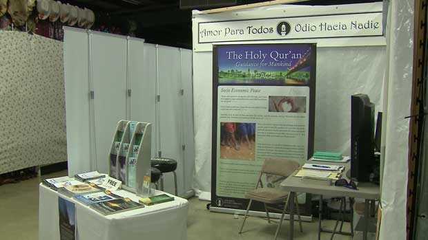Muslim booth at 7 Mile Fair vandalized