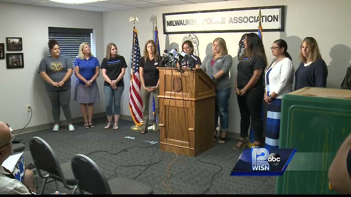 Wives of Milwaukee police officers say officers need support