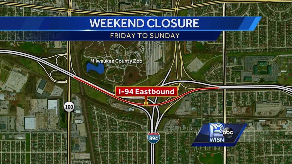 I-94 eastbound to close this weekend around Highway 100