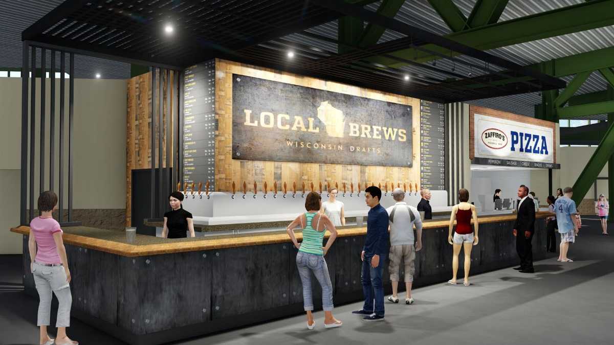 Miller Park: Renderings of concessions overhaul