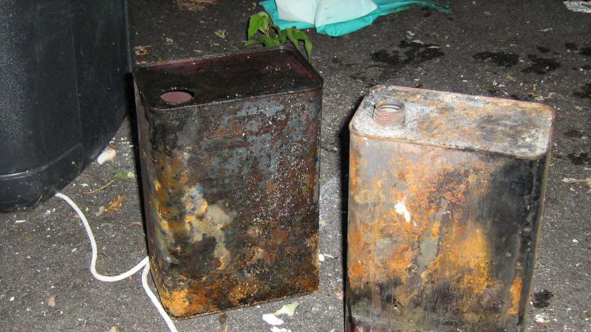 Images: Man suffers burns in meth lab fire