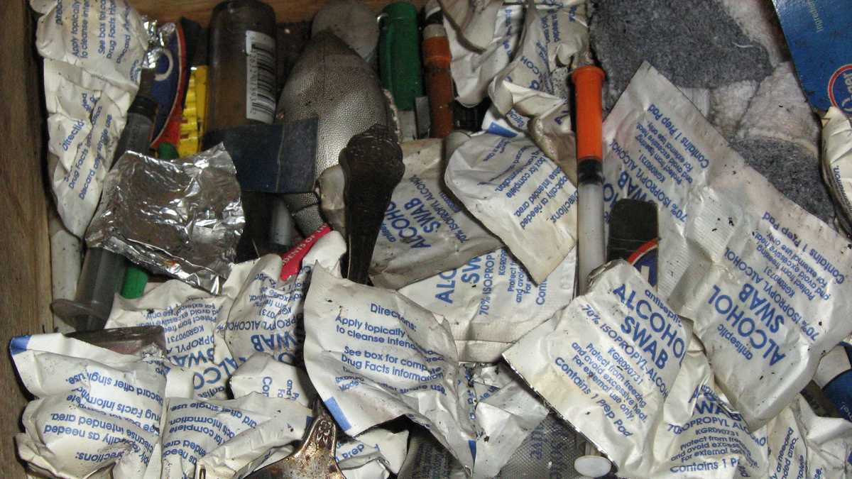 Images: Man suffers burns in meth lab fire