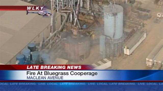 Brown-Forman Cooperage closed after fire