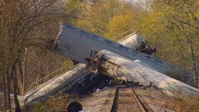Railway says environmental impact of train derailment is gone