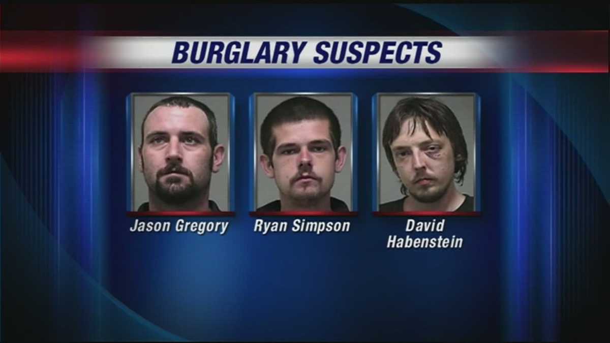 3 men arrested in connection with series of break-ins 3 men arrested in connection with series of break-ins