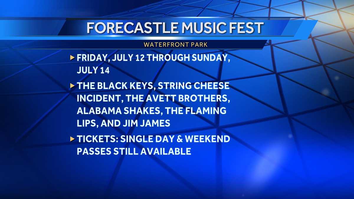 Summer concert schedule