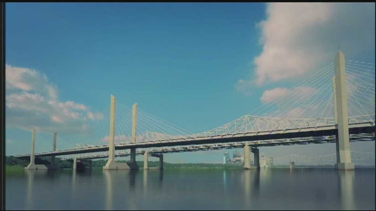 Ohio River Bridges foundation work moves above water