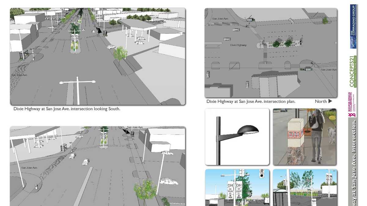 Images: Dixie Highway Improvement Project renderings