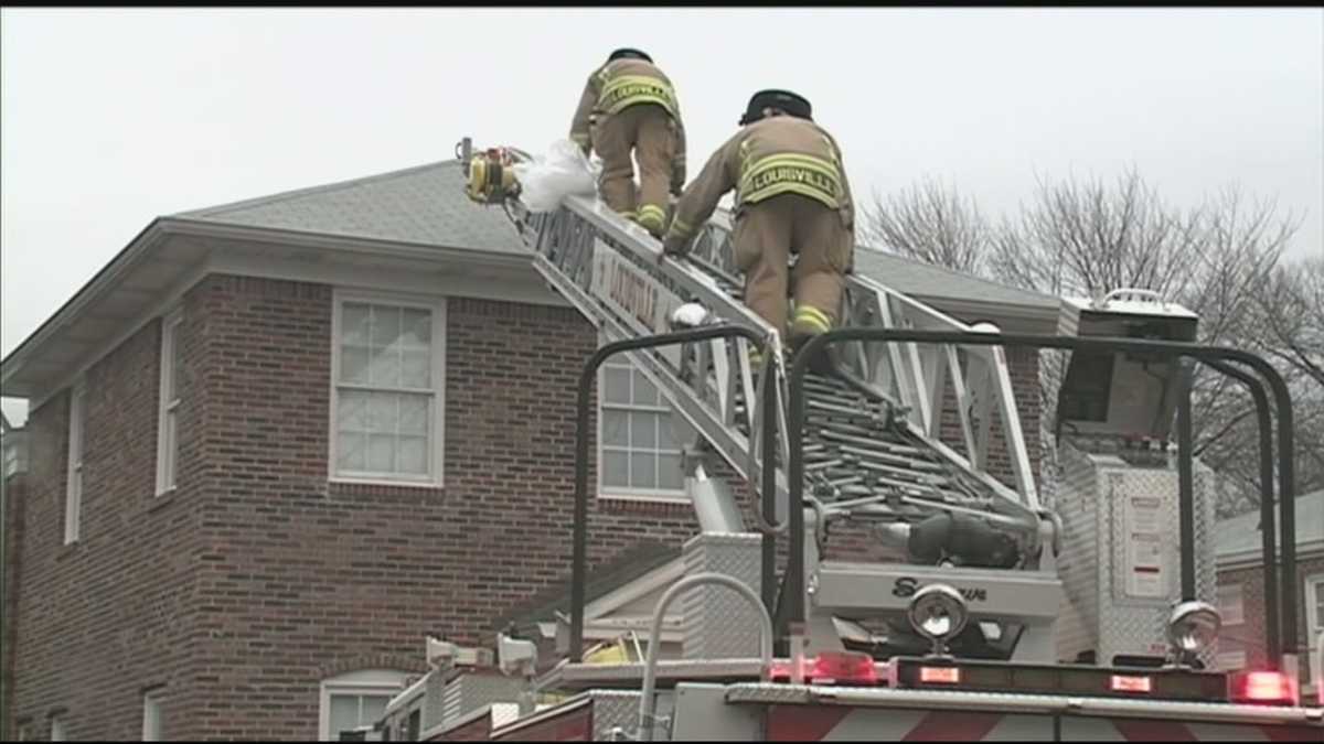 Arson unit investigating fire set outside apartment