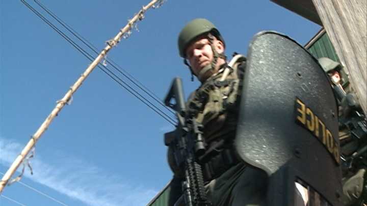 LMPD SWAT uses UofL silos for training