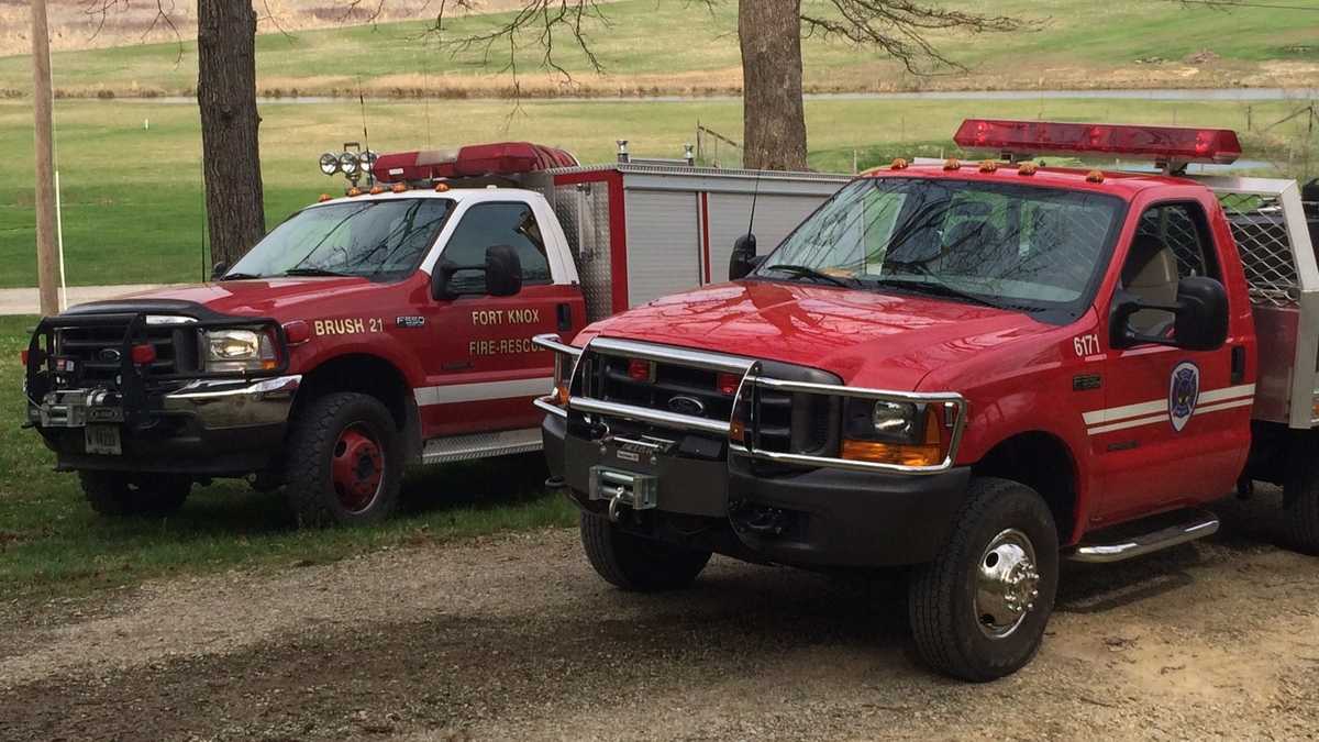 Images: Field fire breaks out in Bullitt County