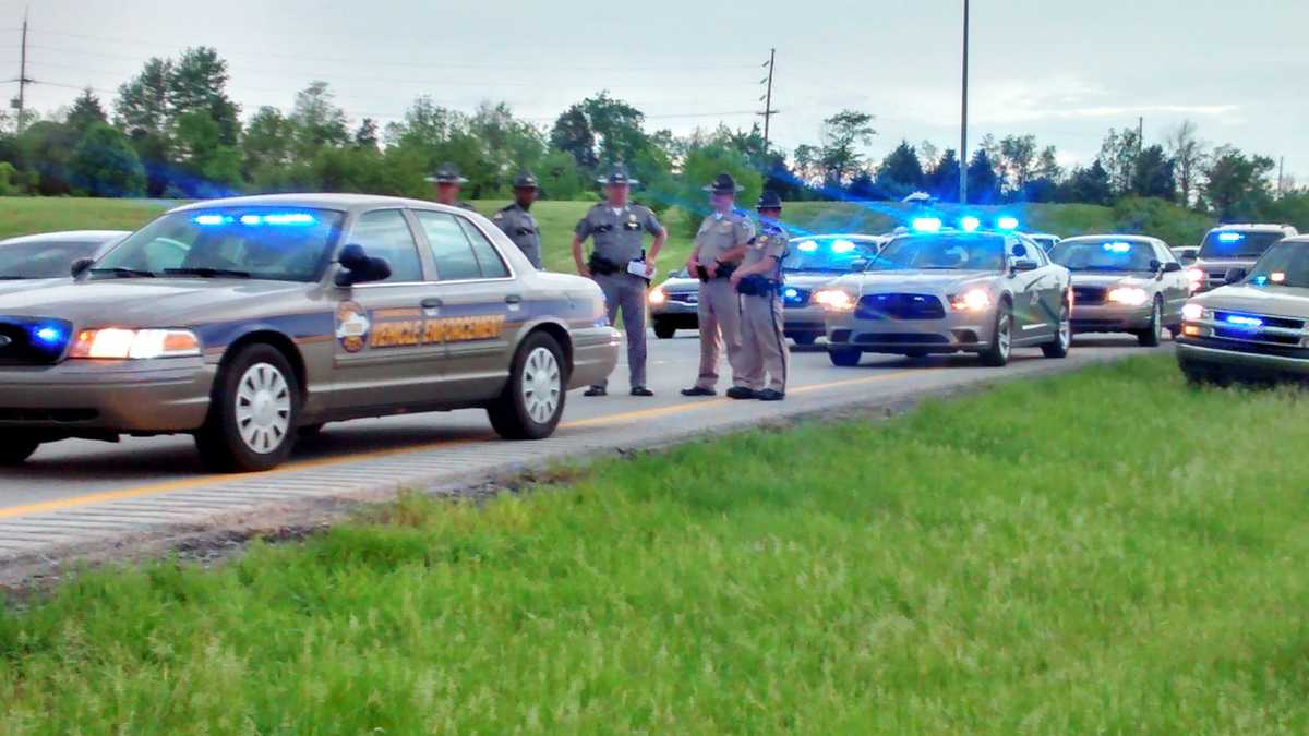 Images: Stolen cop car leads to police chase
