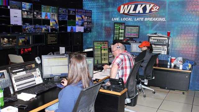 Images: Behind the scenes of the WLKY Morning News