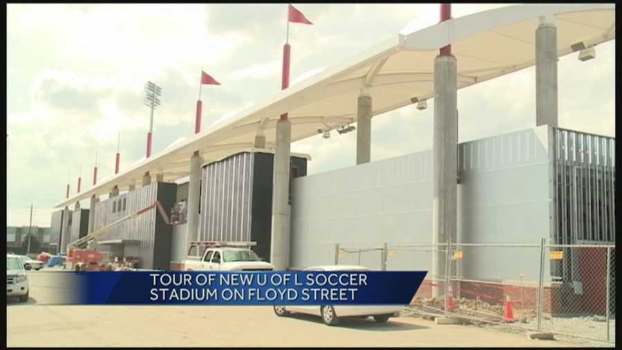 Public gets first look at new UofL soccer stadium