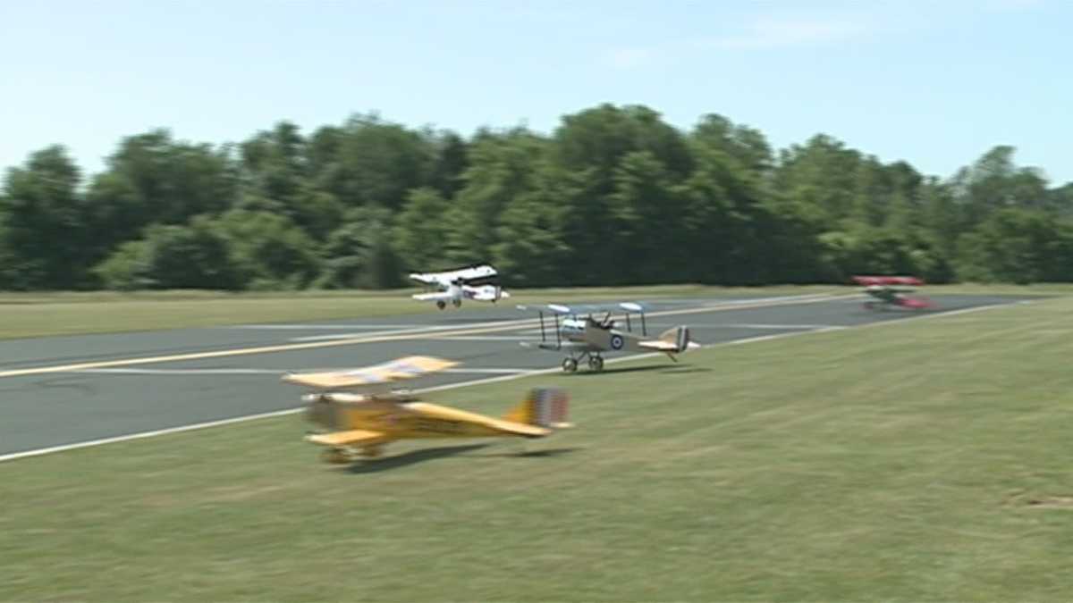 Remote controlled planes fill area park