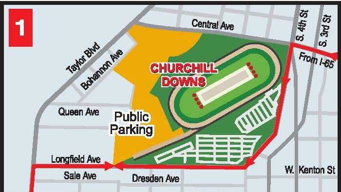 Maps: PGA Championship parking and spectator information