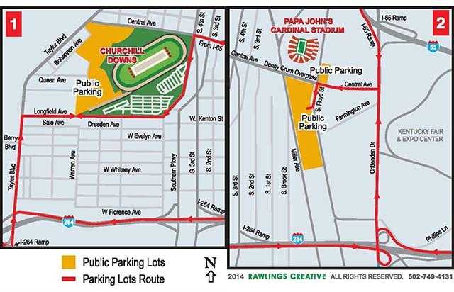 Maps: PGA Championship parking and spectator information