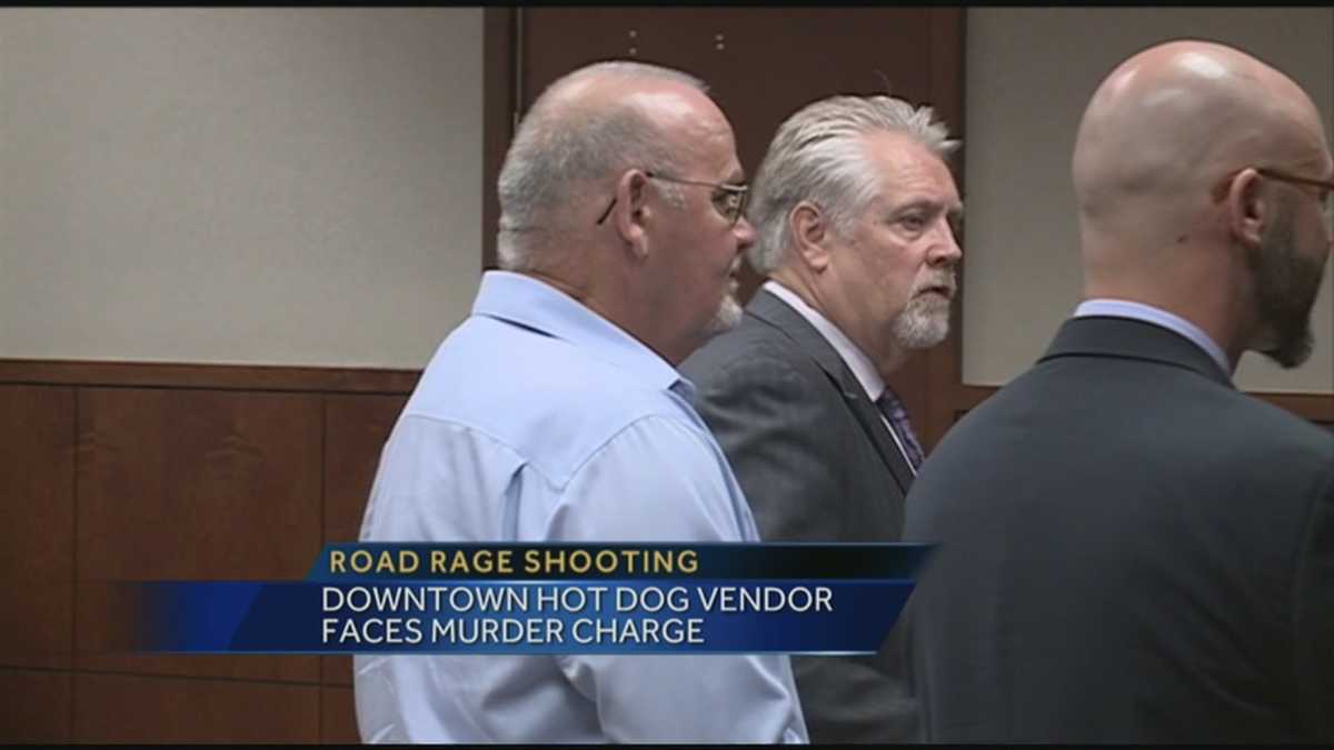 Hot dog vendor charged in road-rage murder pleads not guilty