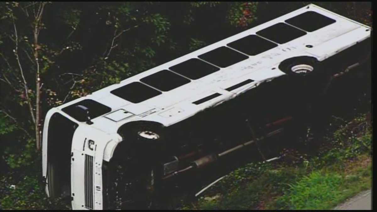 Images: Injuries reported after Harrison County bus crash