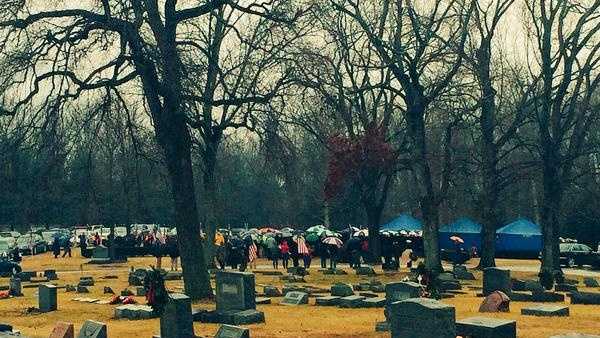 Images: Capt. Adam Satterfield memorial, funeral service