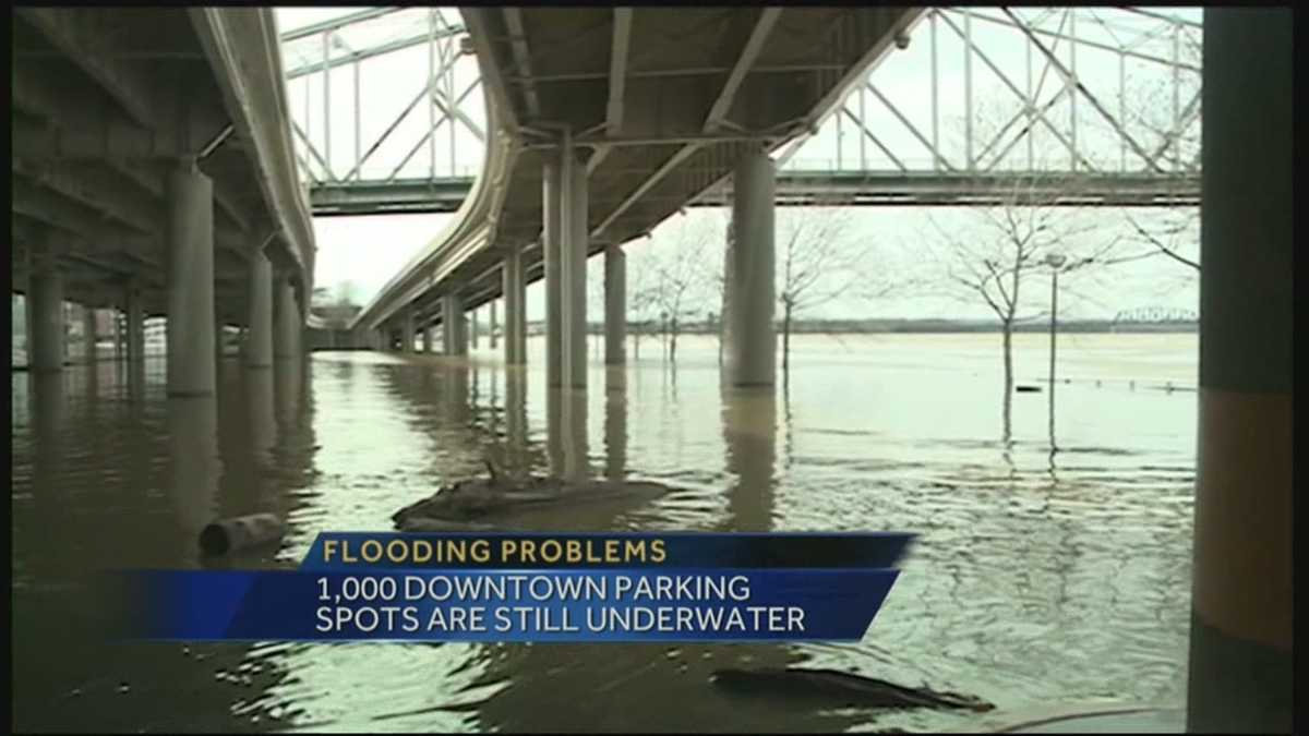 Downtown flooding causes NCAA tournament parking concerns