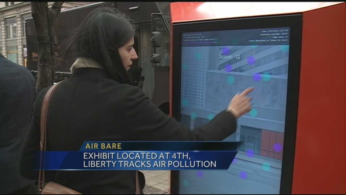 Local 'Air Bare' exhibit monitors the city's air pollution