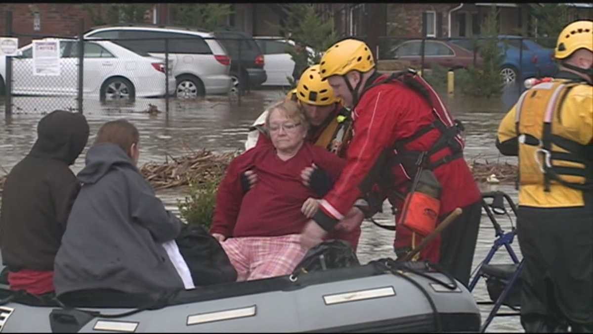 People rescued from flooded streets, homes Friday