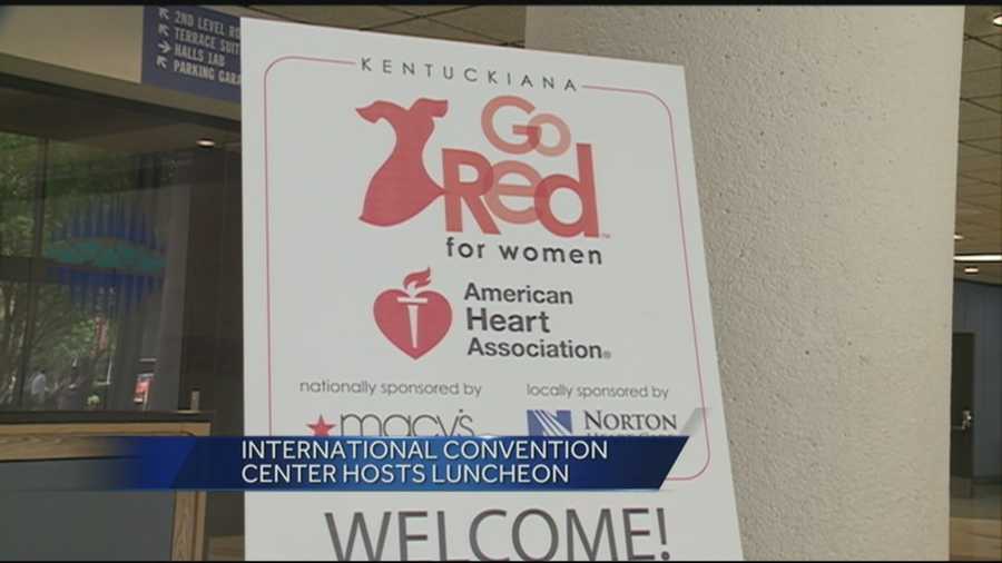 The American Heart Association goes red to honor heart disease awareness