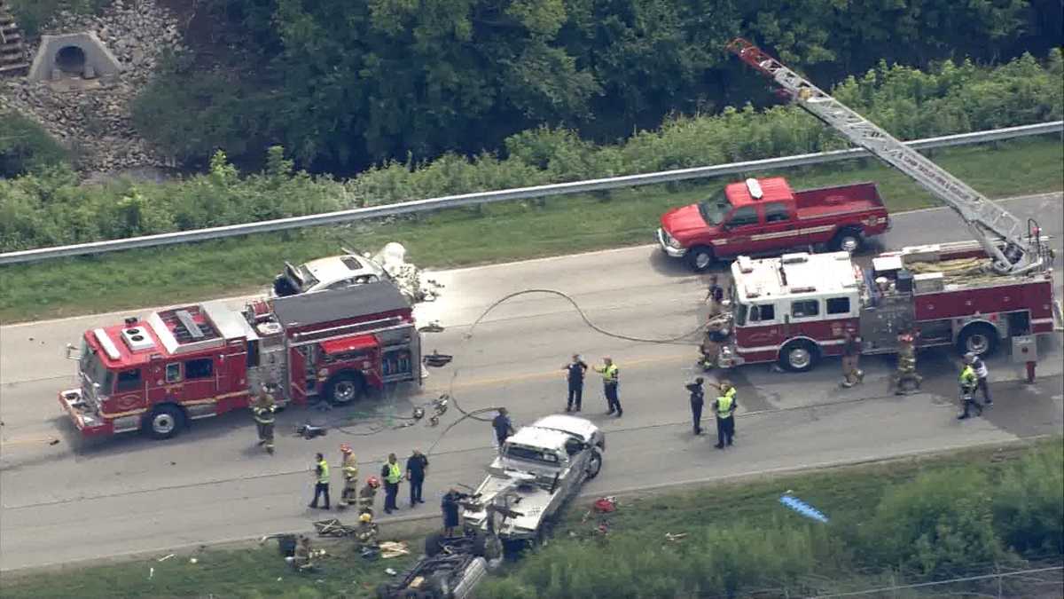Images: Crash closes Crittenden Drive