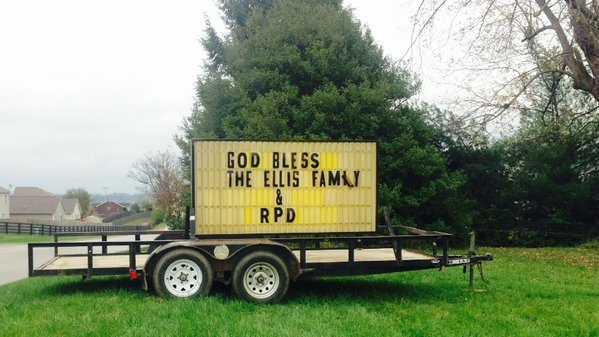 Images: Community rallies to support Officer Daniel Ellis
