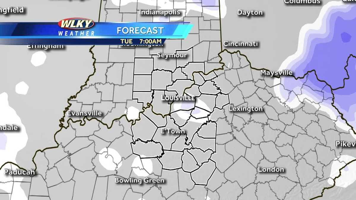 Hour-by-hour: Light snow accumulation overnight