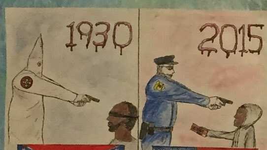 Student drawing causes controversy at North Oldham HS