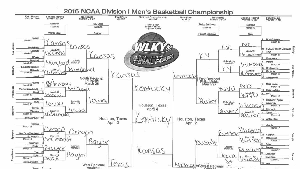 WLKY's Bracket Picks