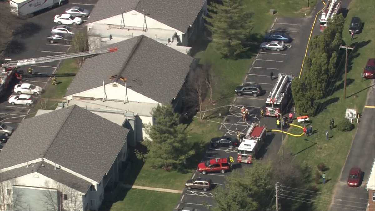 IMAGES: Apartment fire on Wisteria Landing