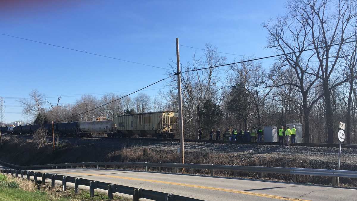 IMAGES: Collision between vehicle, train in Bullitt County