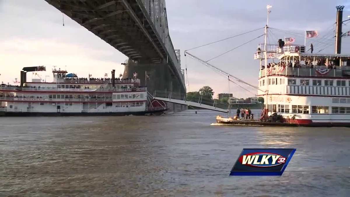 Belle of Cincinnati edges out Belle of Louisville in Great Steamboat Race