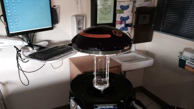 Louisville hospital uses light-emitting robots to kill germs