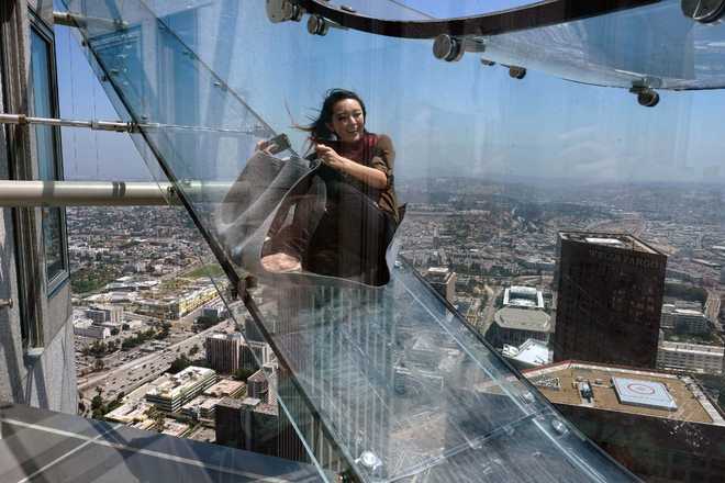 Are you brave enough to try the Skyslide?
