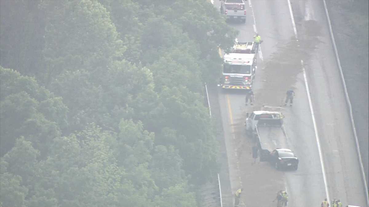 Images: Crash on I-71 North causes backup