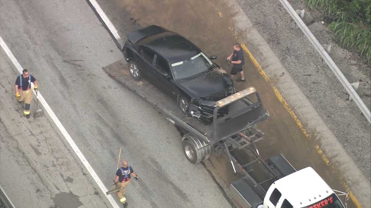 Images: Crash on I-71 North causes backup