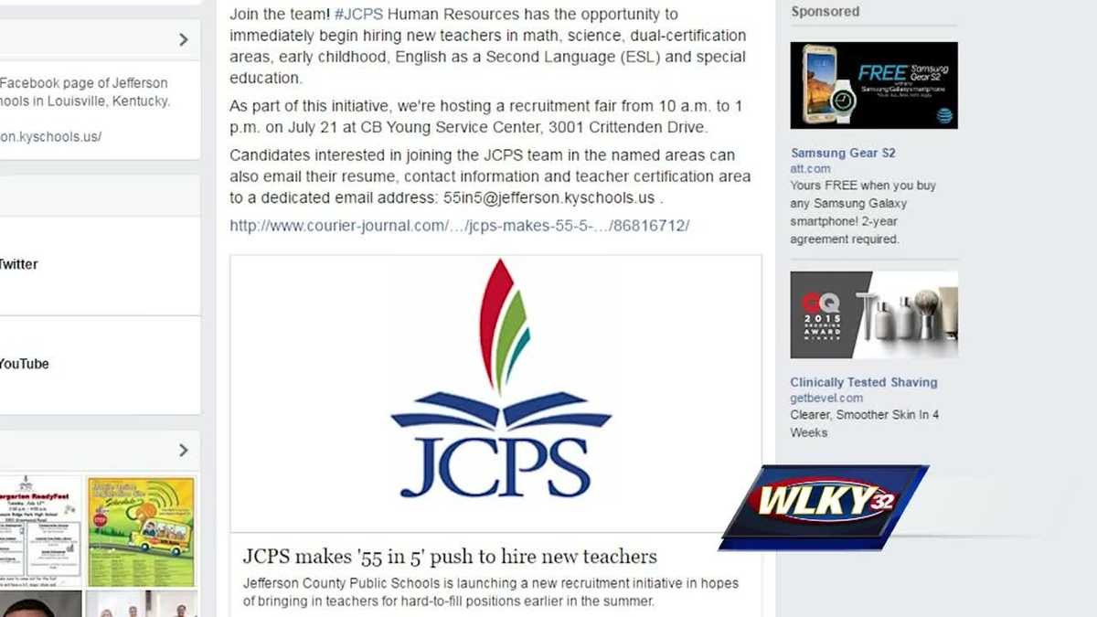 JCPS races to find dozens of teachers a month before school starts