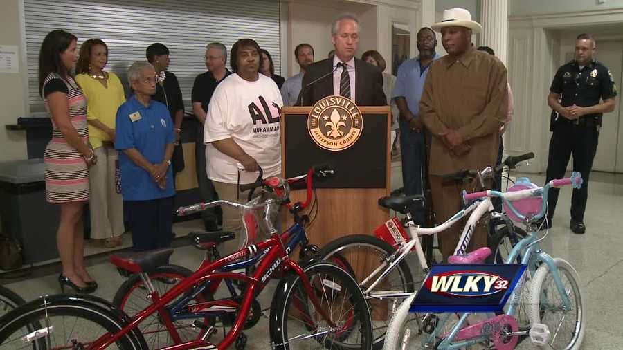Mayor announces bike donation, street festival in honor of Muhammad Ali