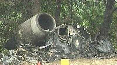 First Images From Site Of Comair 5191 Crash