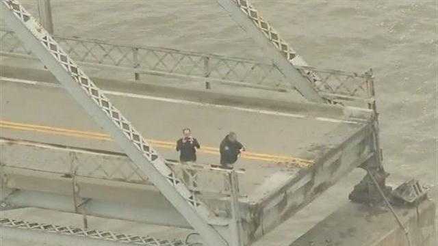 Images: Eggner's Ferry Bridge Collapse