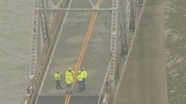 Images: Eggner's Ferry Bridge Collapse